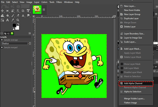 How to Make Background Transparent in GIMP