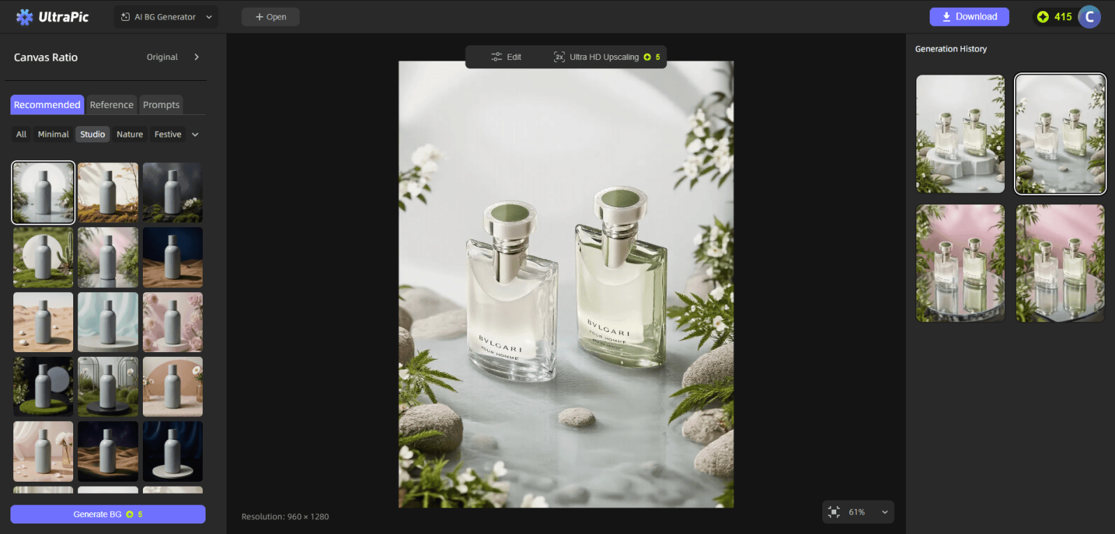 Easy Perfume Photography at Home with Pro Backgrounds